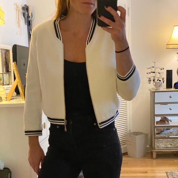 Lucy Paris | Jackets & Coats | Lucy Paris Crop Jacket White Brand New ...